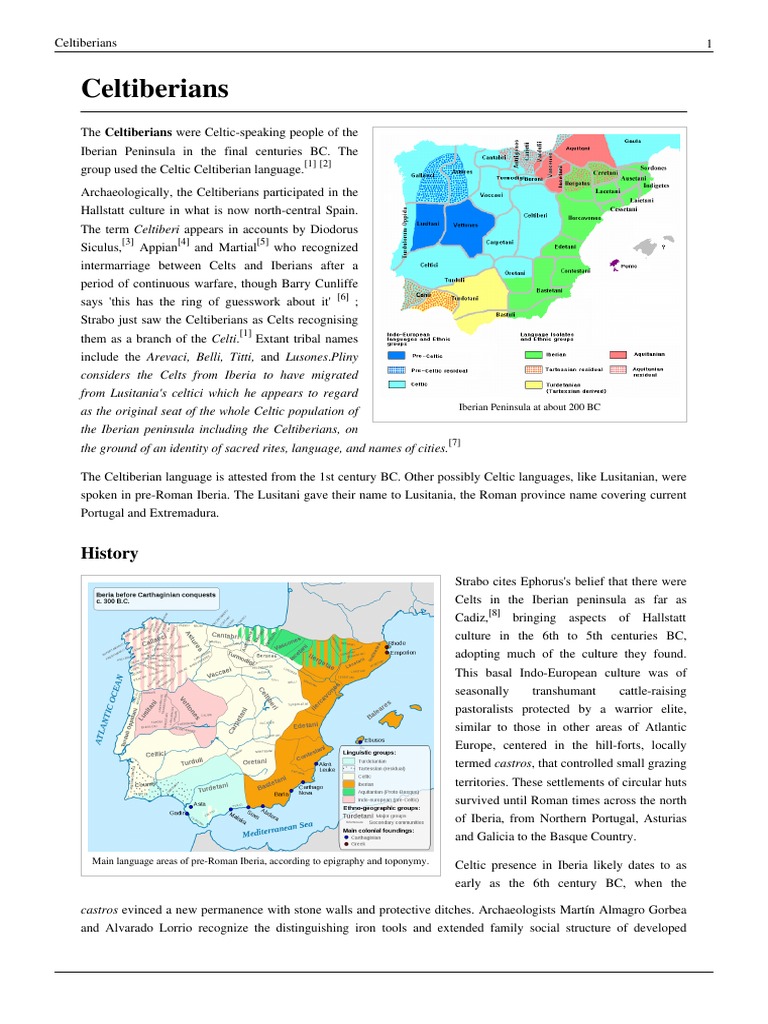 Celtic Iberia | PDF | Southern Europe | Iron Age Europe