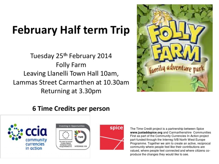 February Half Term Trip to Folly Farm | PDF