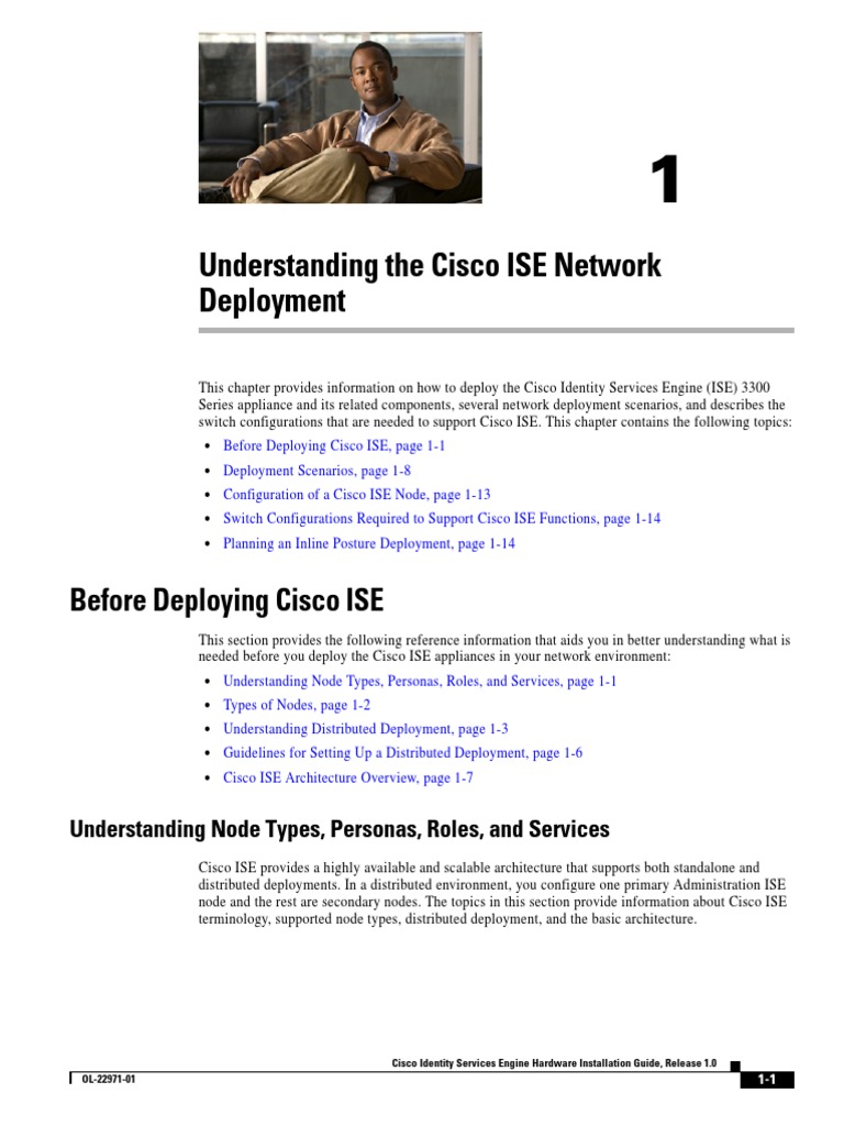 Understanding The Cisco ISE Network Deployment | Download Free PDF | Load Balancing (Computing ...