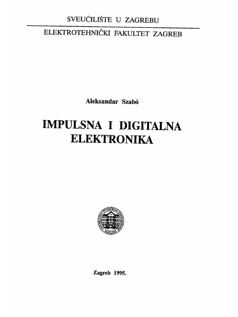 Impulsna I Digitalna Elektronika - Szabo | PDF
