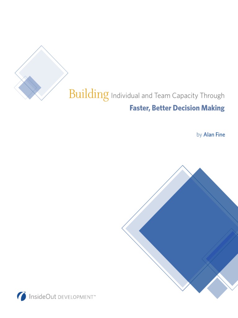 Building Capacity Through Faster Decision Making | PDF | Capacity ...