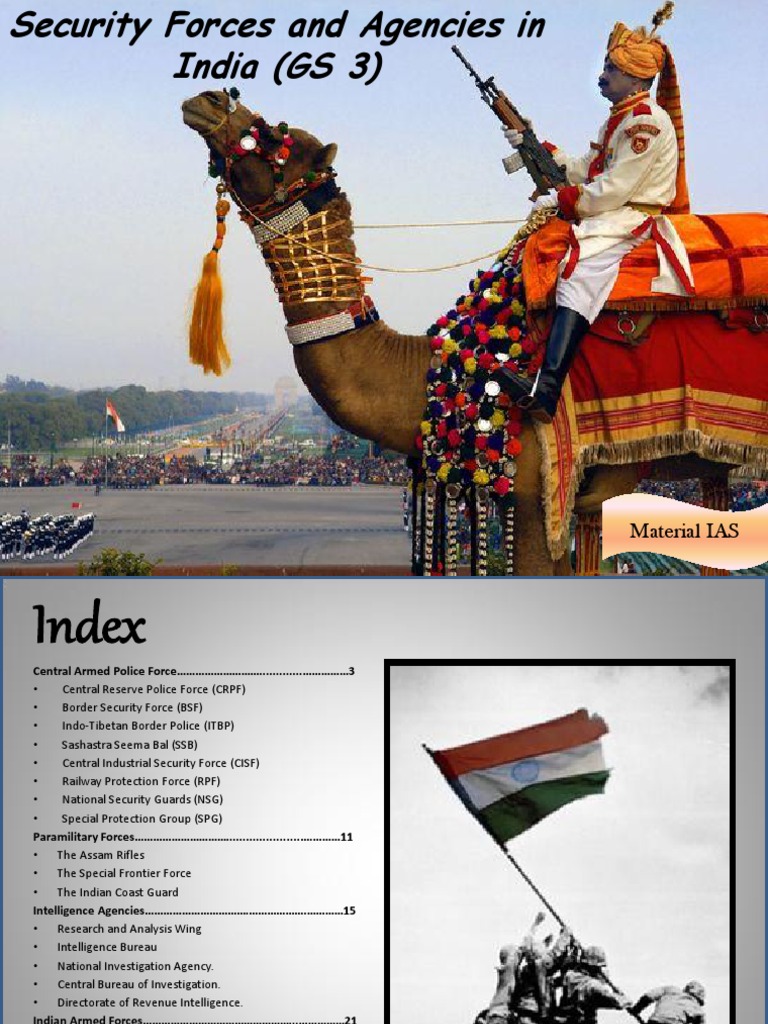 Indian Security Forces and Agencies | PDF | International Security ...