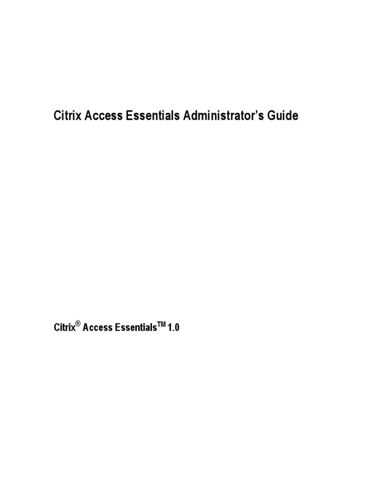 Access Essentials Guide | PDF | Remote Desktop Services | Port ...