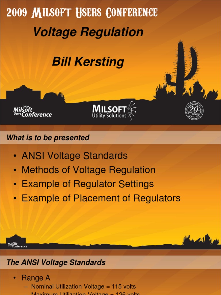 Electric Utility Solutions: Voltage Regulation | PDF | Electrical ...