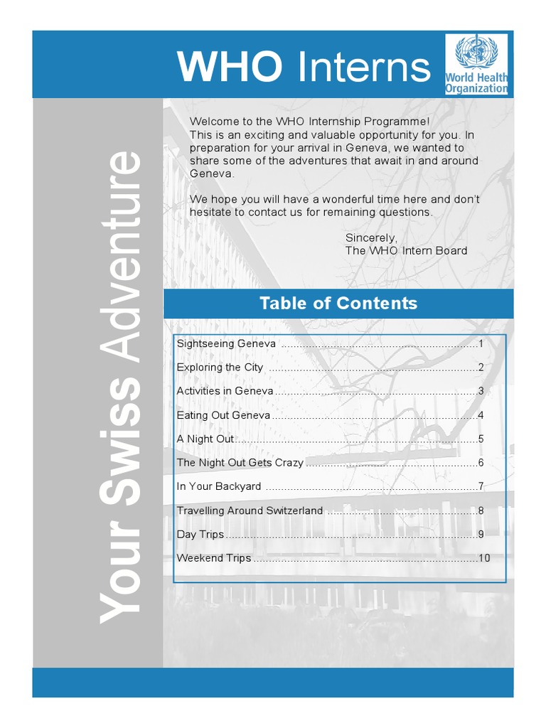 Swiss Adventure Guide | PDF | Geneva | Switzerland