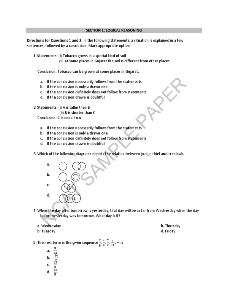 NCAT Sample Questions | PDF | Teaching Mathematics