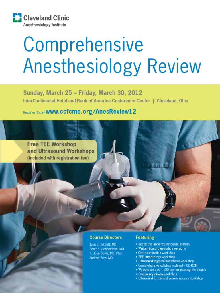 AnesReview12 | Anesthesiologist | Anesthesia