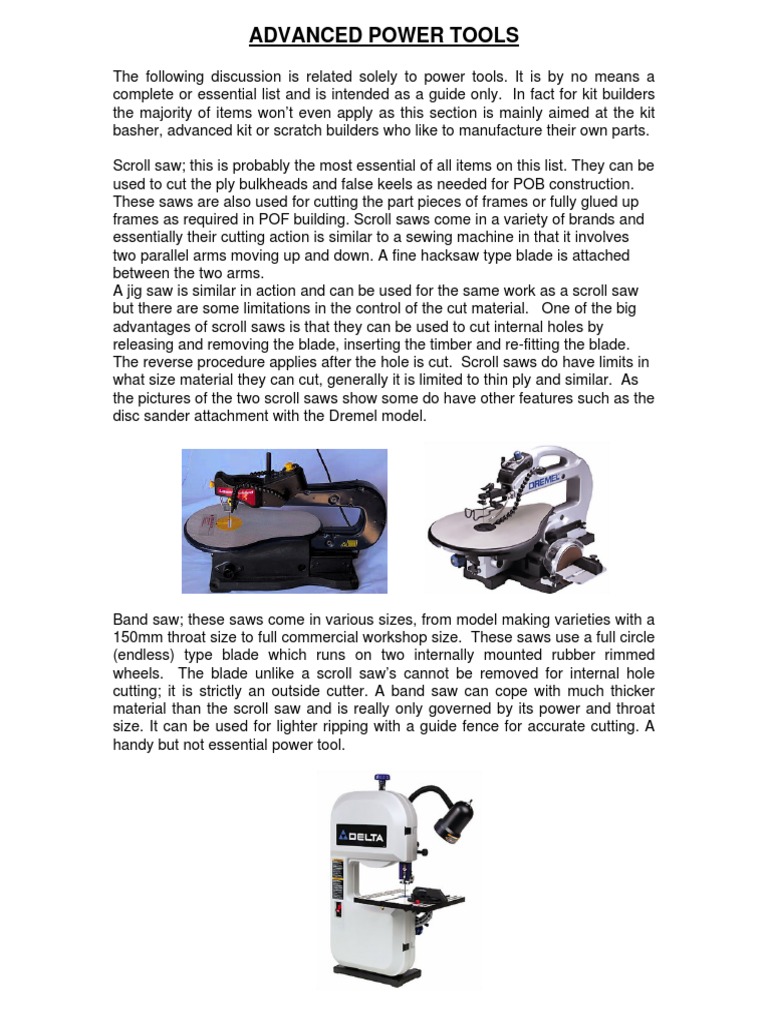 Power Tools | PDF | Drill | Tools