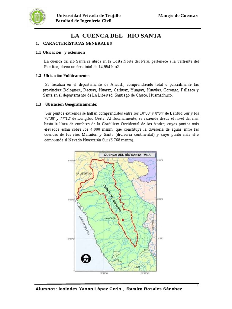 Cuenca Del Rio Santa | PDF