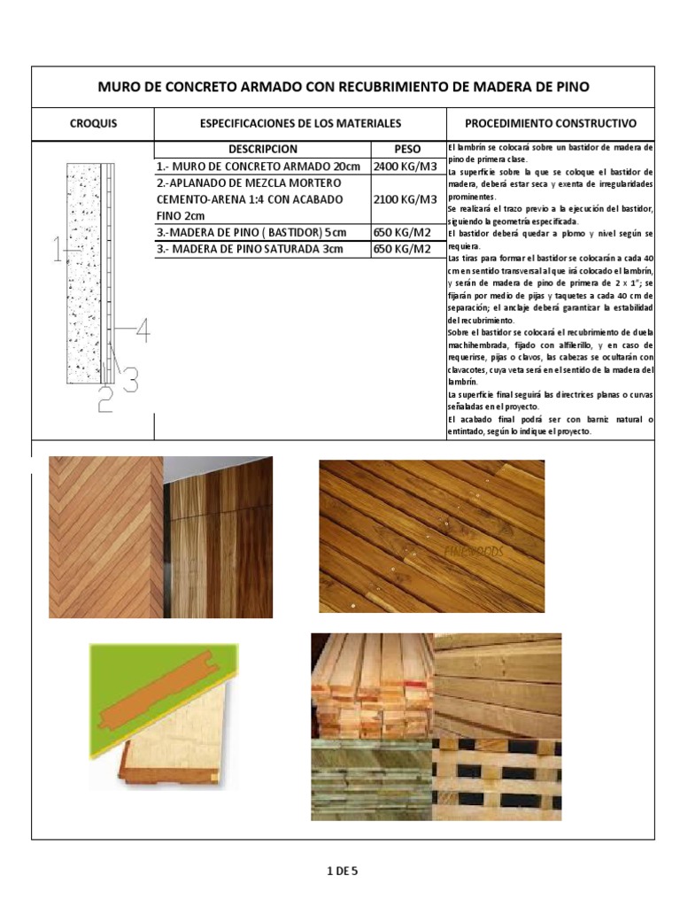Fichas Tecnicas de Acabados | Pintar | Hormigón