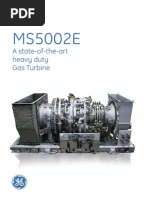 MS5001PA Gas Turbine Fact Sheet | PDF | Gas Turbine | Duct (Flow)