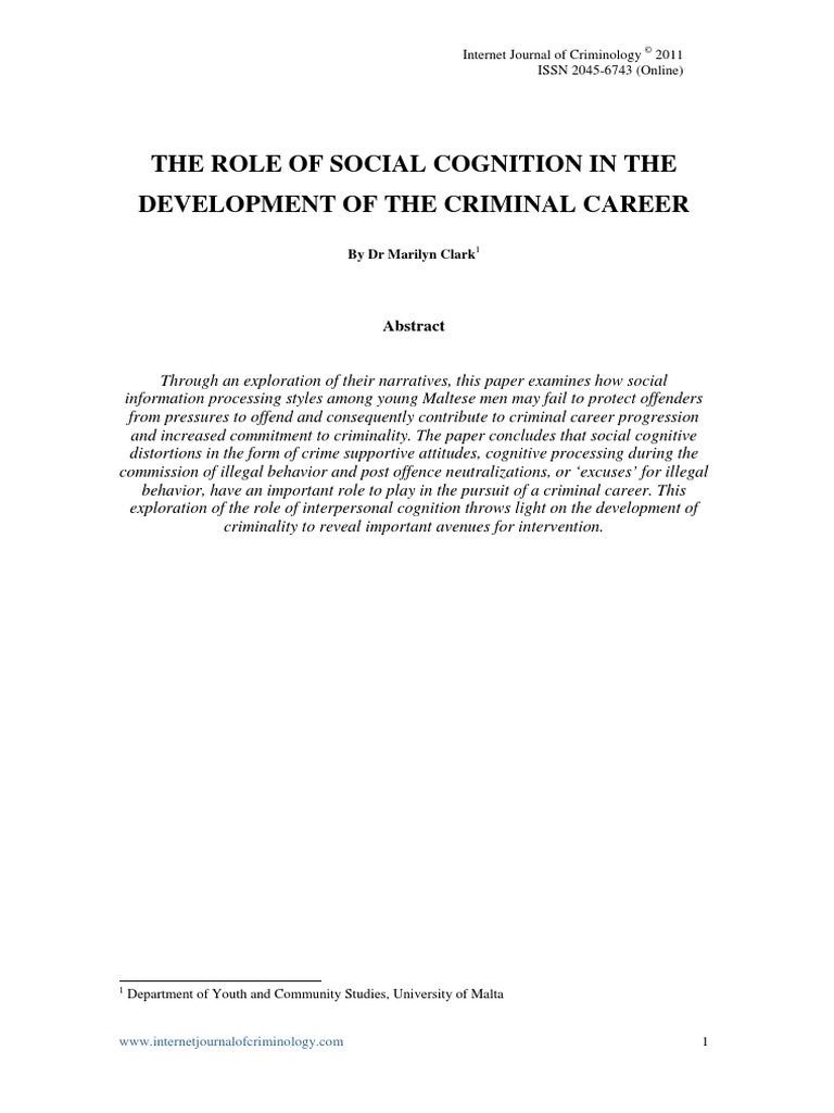 Social Interest Adler | PDF | Criminology | Crime & Violence