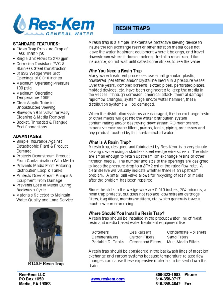 Protecting Downstream Equipment: The Advantages of Installing Resin ...