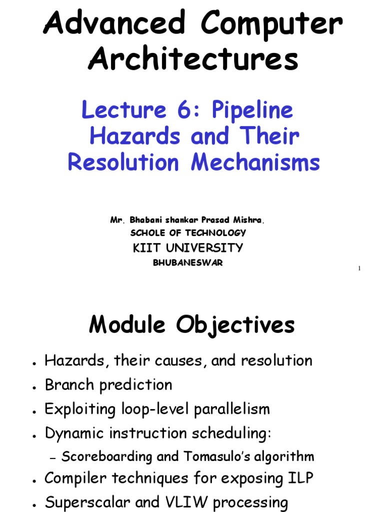 Advanced Computer Architecture | PDF | Computer Engineering | Computer ...