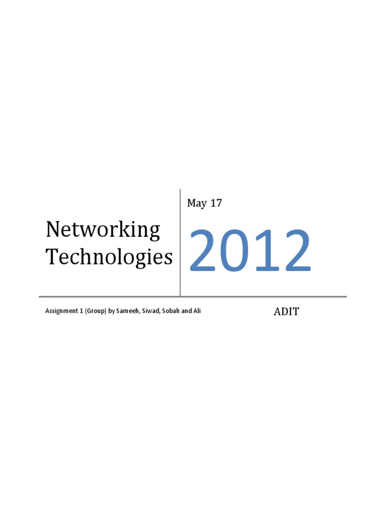 Assignment 1 - Computer Lab Network Proposal - DRAFT | PDF | Network ...