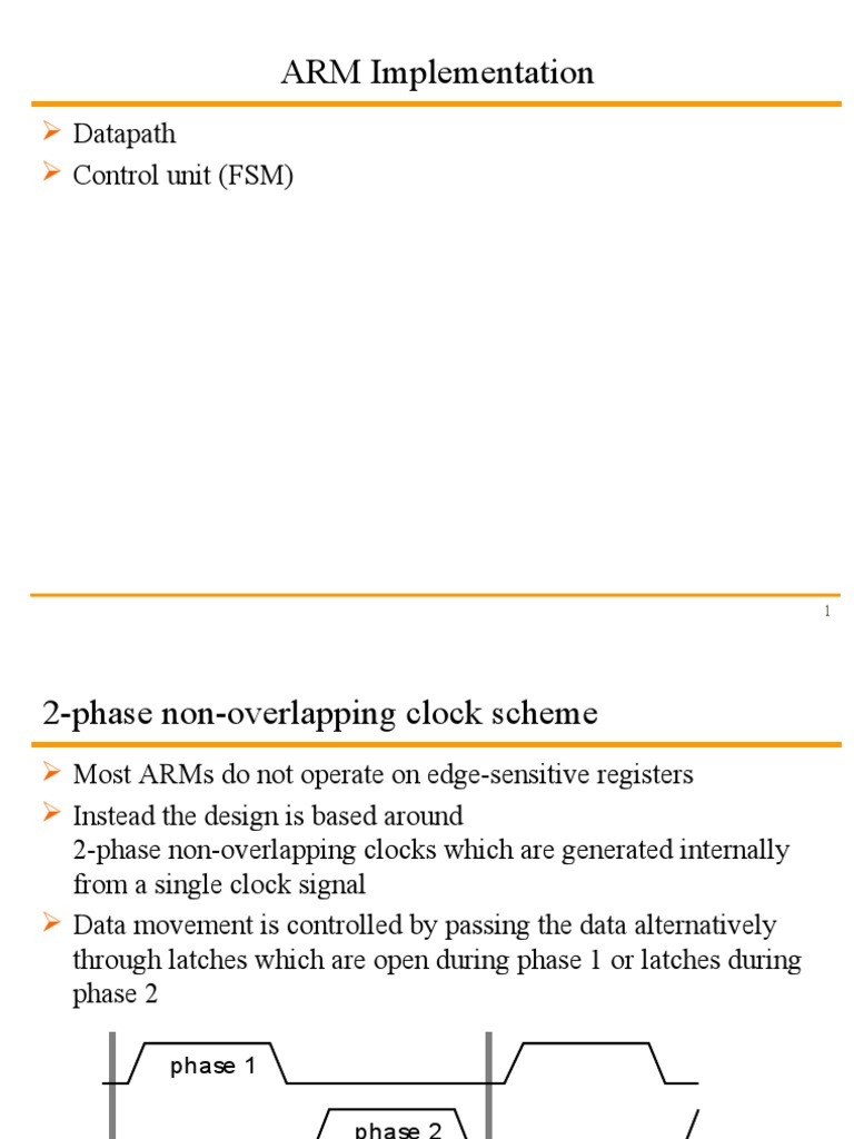 ARM Implementation: Datapath Control Unit (FSM) | PDF | Central ...