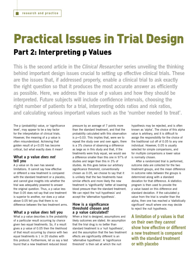 11-Interpreting p Values | P Value | Statistical Significance