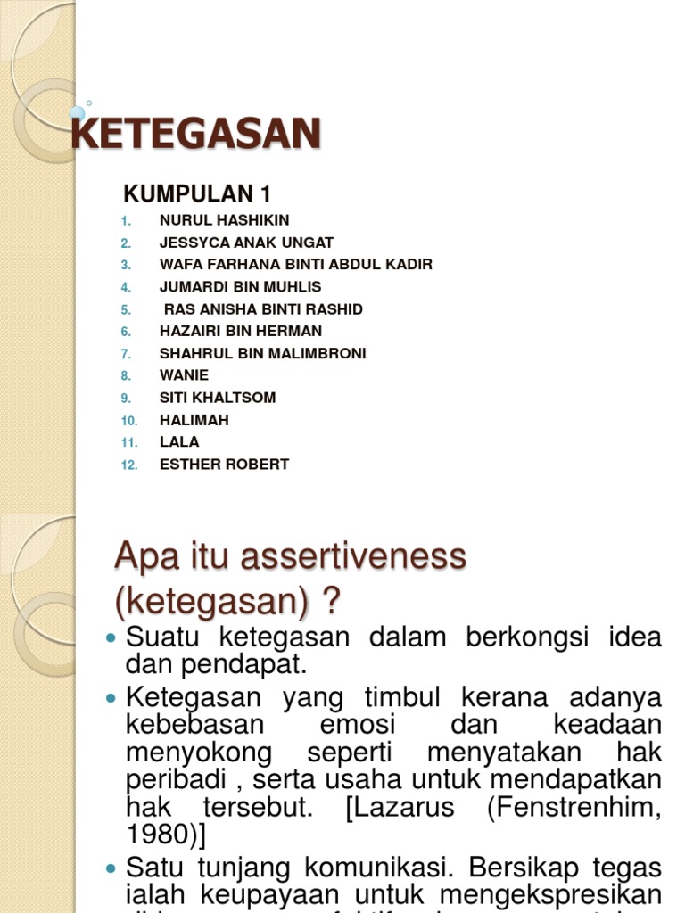 Ketegasan | PDF