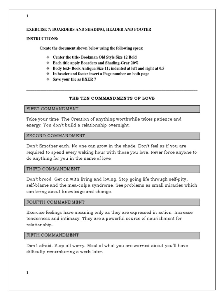 The Ten Commandments of Love: Rules for Building Meaningful ...