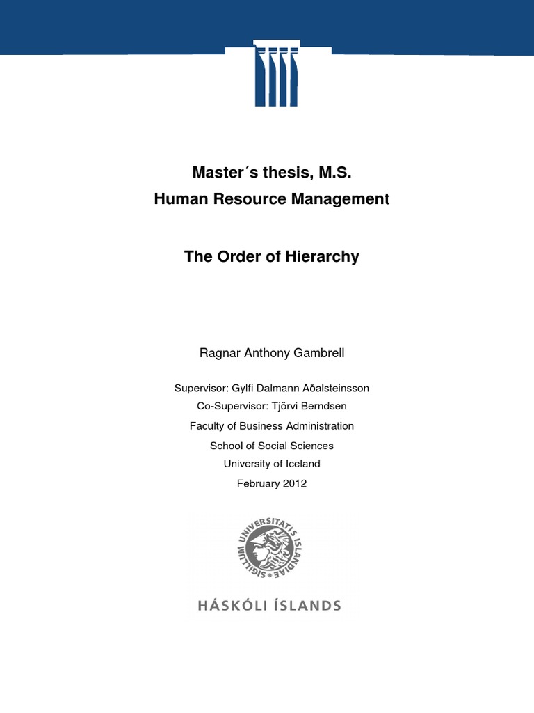 The Order of Hierarchy | PDF | Concept | Scientific Method