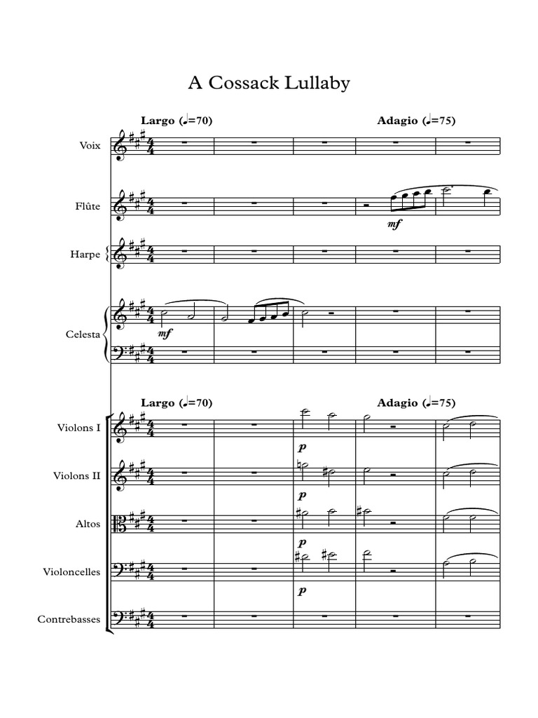 Cossack Lullaby - Conductor | PDF | Loisirs