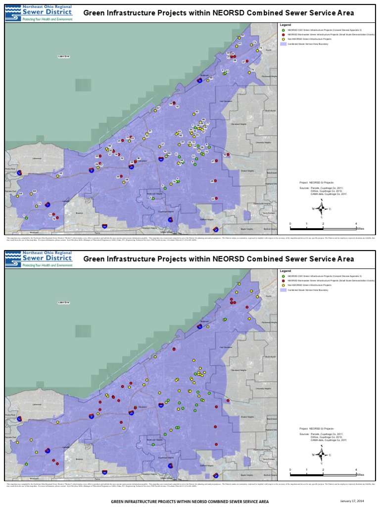 Green Infrastructure Projects in NEORSD Combined Sewer Service Area ...