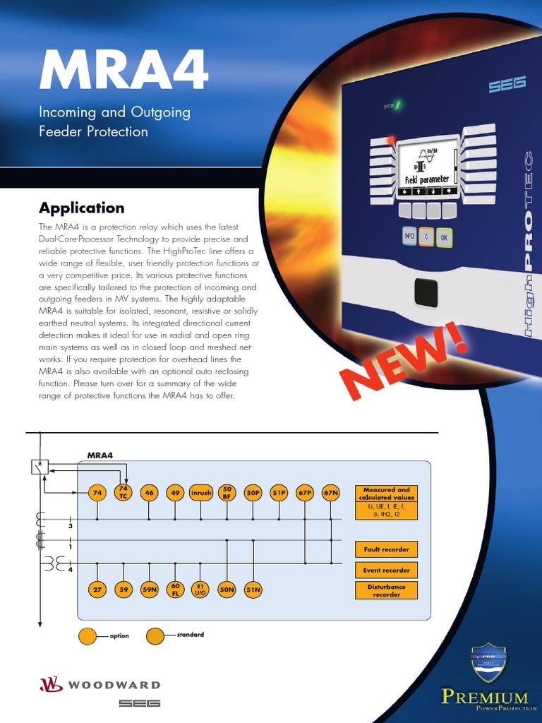 MRA 4 Incoming and Outgoing Feeder Protection | Power Supply ...