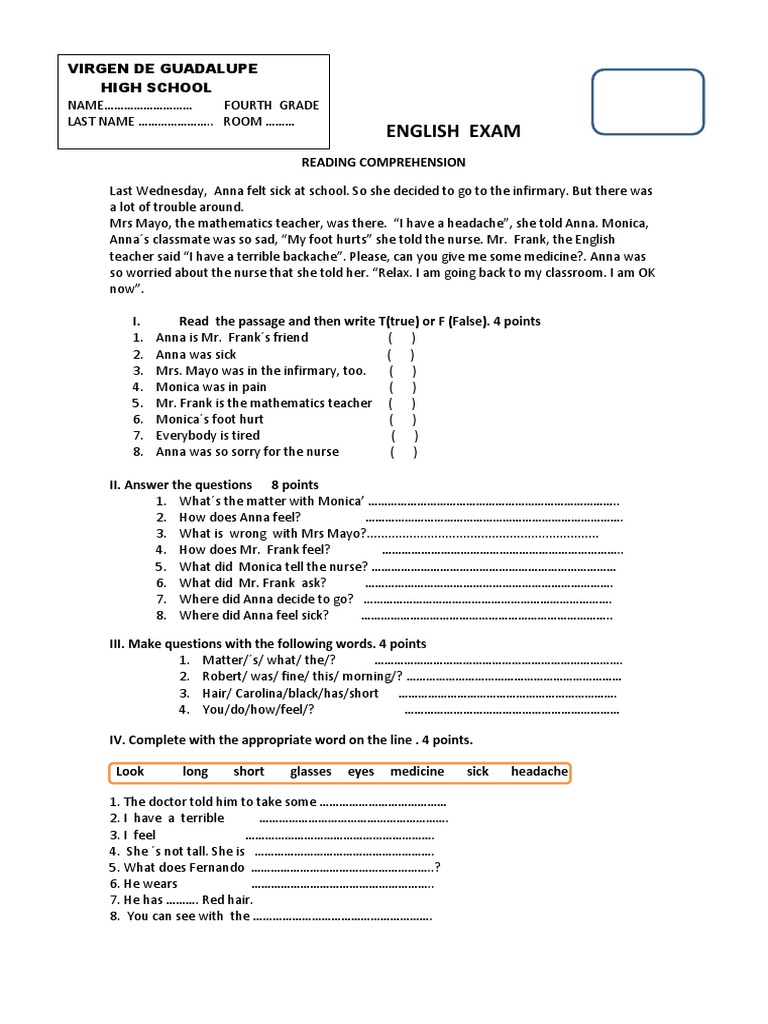 Reading Comprehension Exam | PDF | Teachers | Media (Communication)