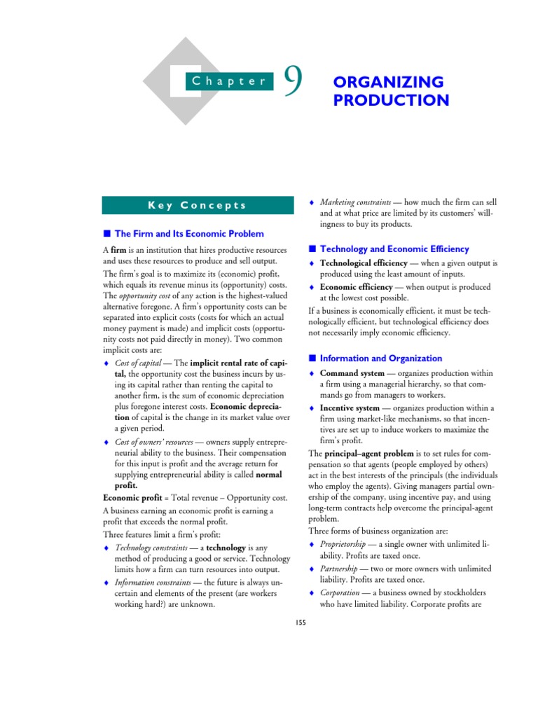 CH 9 Study Guide | PDF | Profit (Economics) | Profit (Accounting)