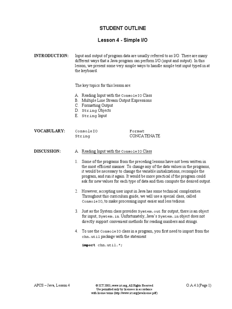 Lesson 4 Pdf String Computer Science Integer Computer Science 9904