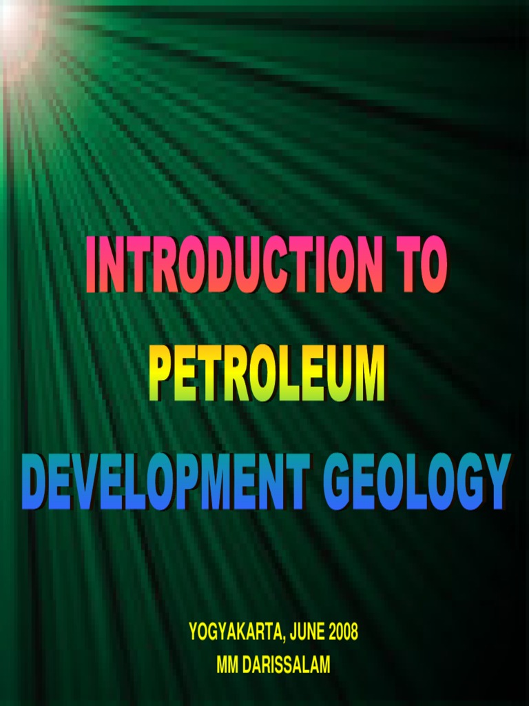 Petroleum Development Geology 010 - Introduction | PDF | Oil Refinery ...