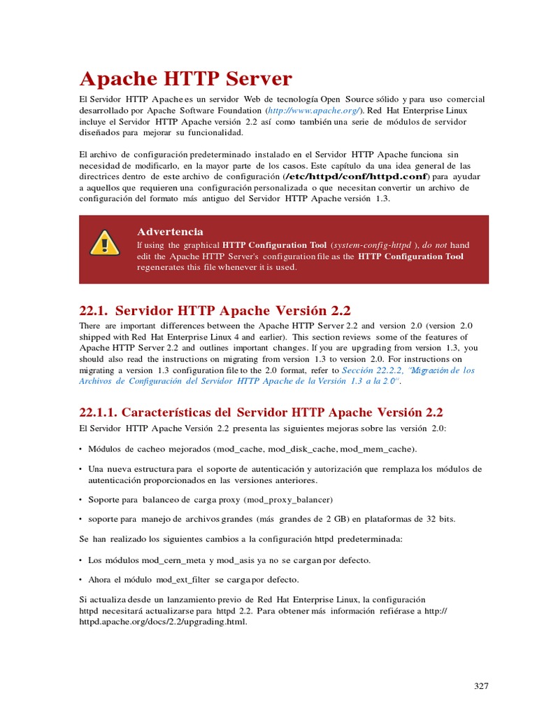 Apache | PDF | Servidor HTTP Apache | Servidor web