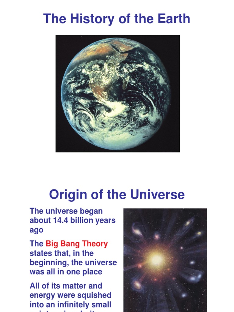 The History of The Earth | PDF | Mantle (Geology) | Solar System