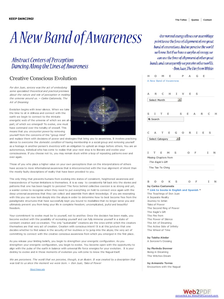 Creative Conscious Evolution - Femalewarrior-Net | PDF | Anger ...