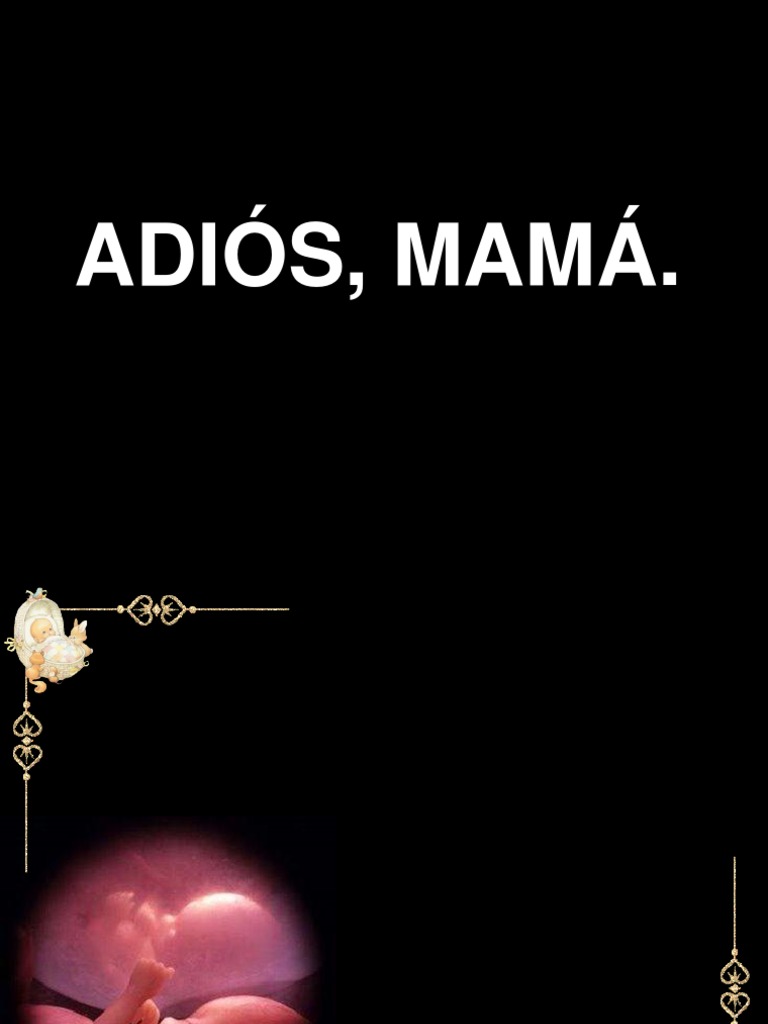 Despedida a mamá: un adiós sincero | PDF