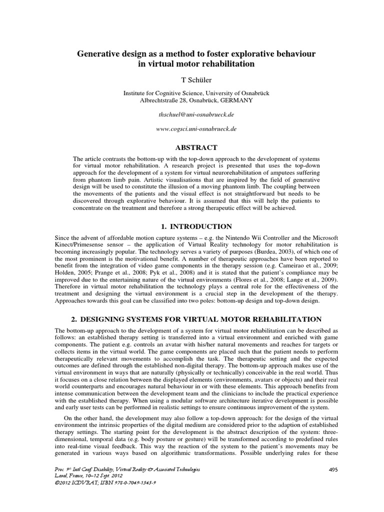 Generative Design | PDF | Virtual Reality | Top Down And Bottom Up Design