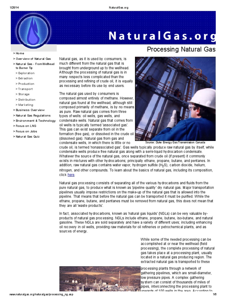 Natural Gas Processing | PDF | Natural Gas Processing | Natural Gas