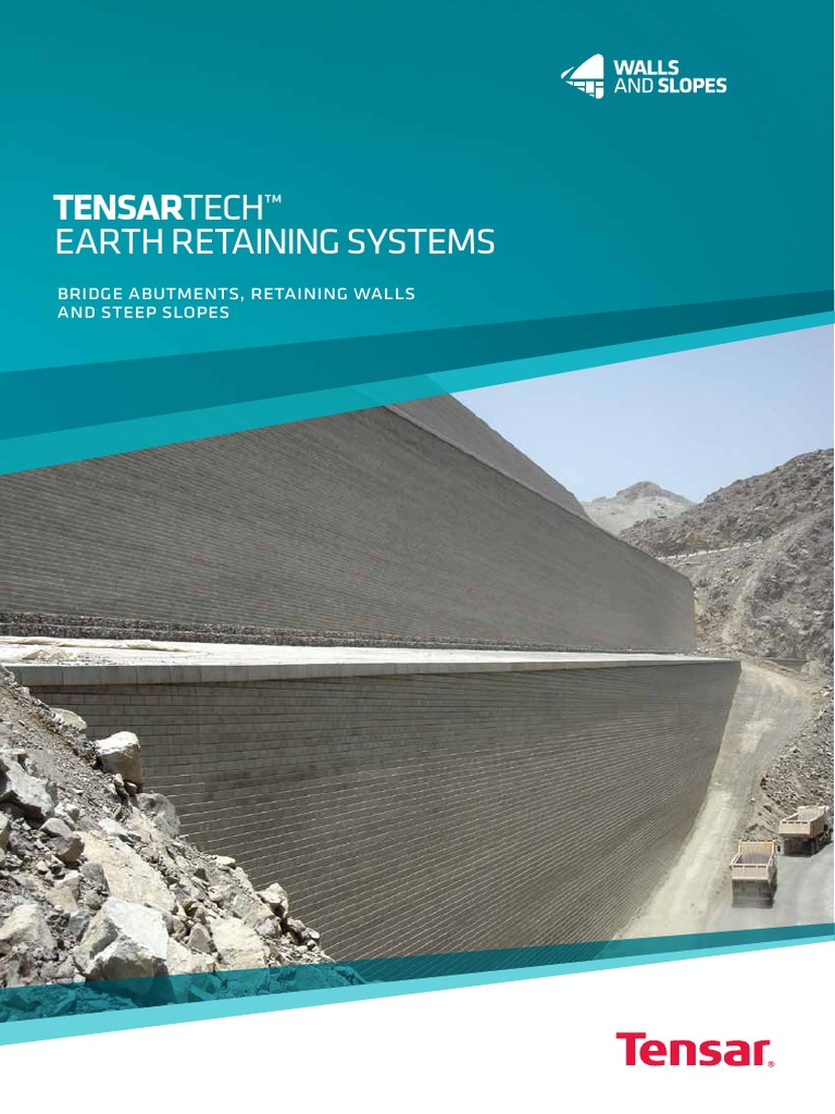 Tensartech Earth Retaining Systems | PDF | Concrete | Soil