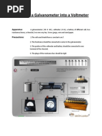 Convert Galvanometer to Ammeter Guide | PDF | Physical Quantities ...