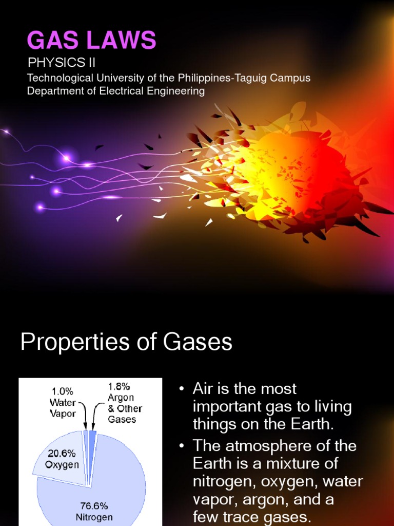 Gas Laws: Physics Ii | PDF | Mole (Unit) | Gases