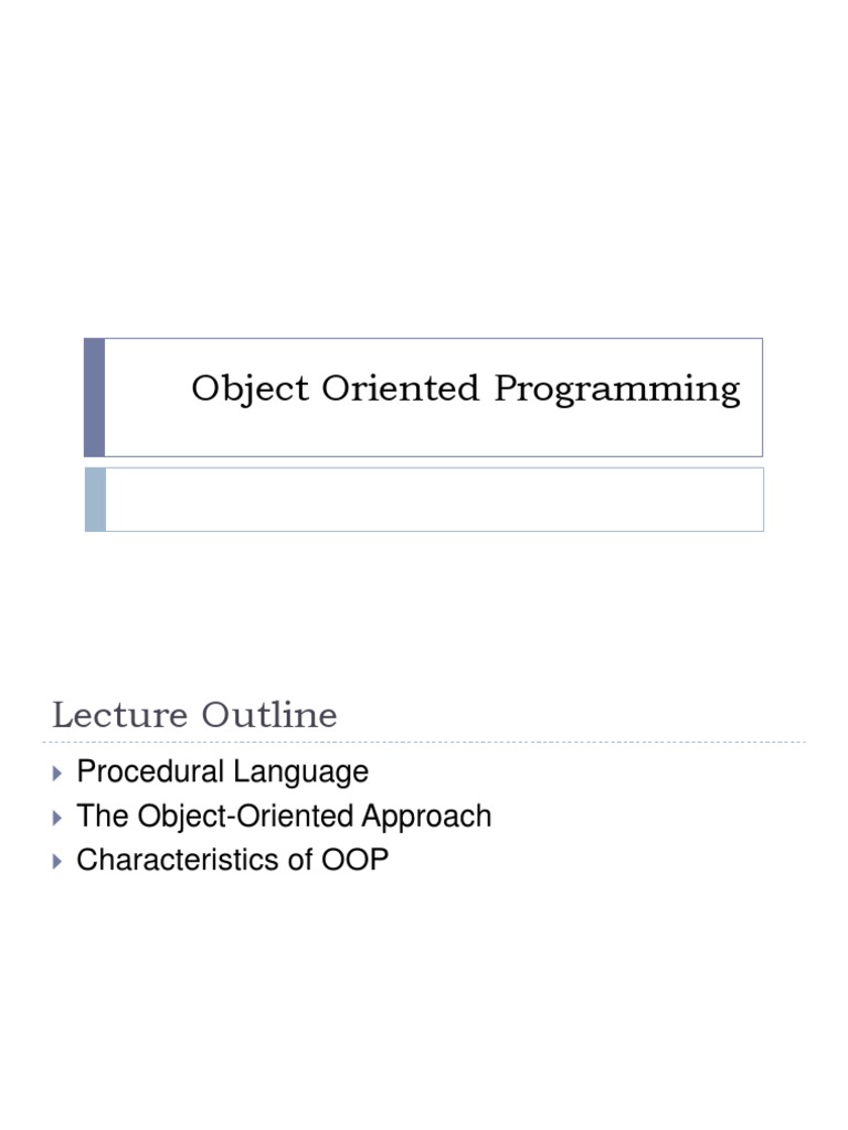 Classes Objects Pdf Object Oriented Programming Inheritance Object Oriented Programming
