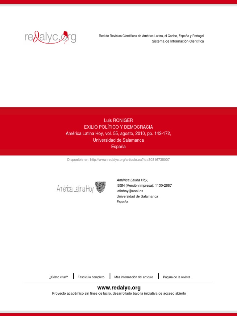 Exilio Político y Democracia | PDF | Cuba | Democracia