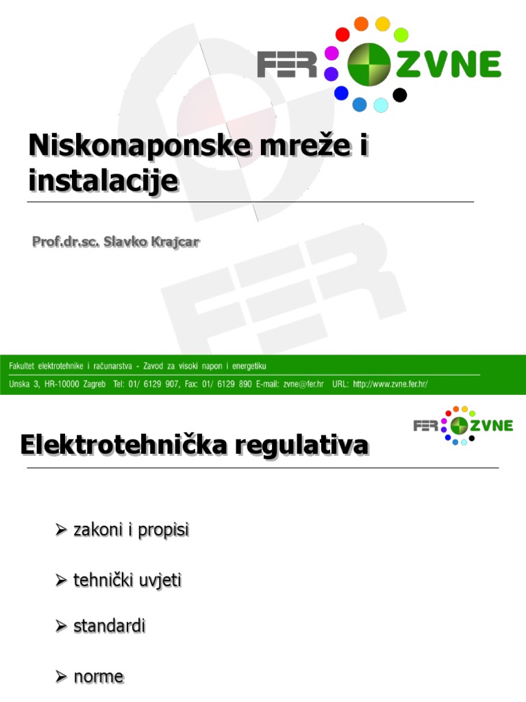 Niskonaponske Mreze I Instalacije | PDF