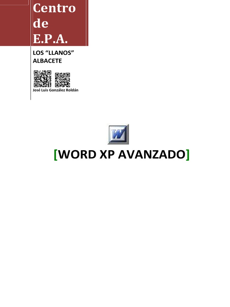 Word XP Avanzado | Descargar gratis PDF | Ventana (informática ...