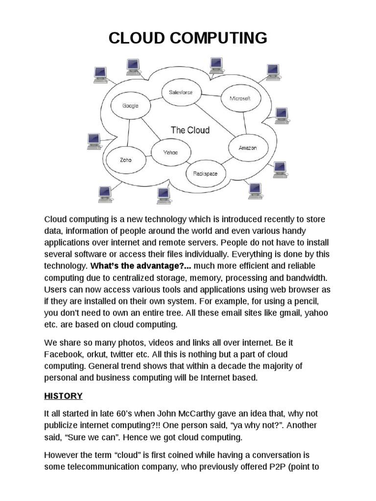 Cloud Computing | Download Free PDF | Cloud Computing | Software As A Service
