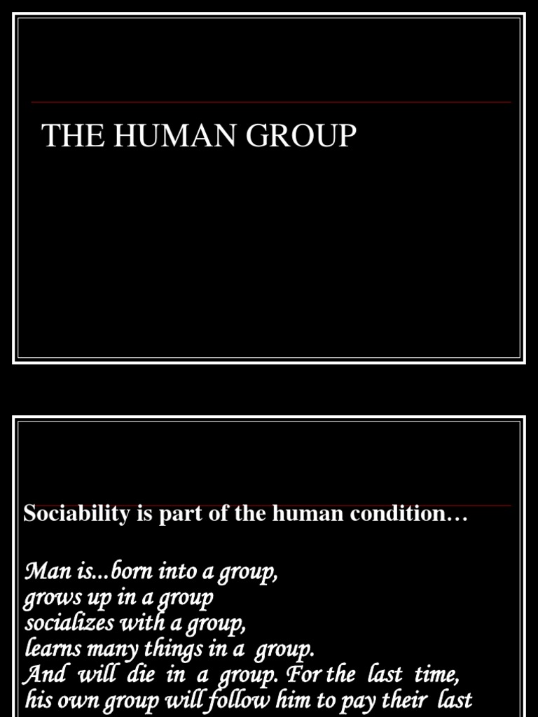 The Dynamics of Human Groups: An Analysis of Factors That Impact Group ...