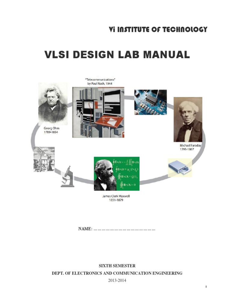 Vlsi Manual 2013-2014 | PDF | Hardware Description Language | Field Programmable Gate Array