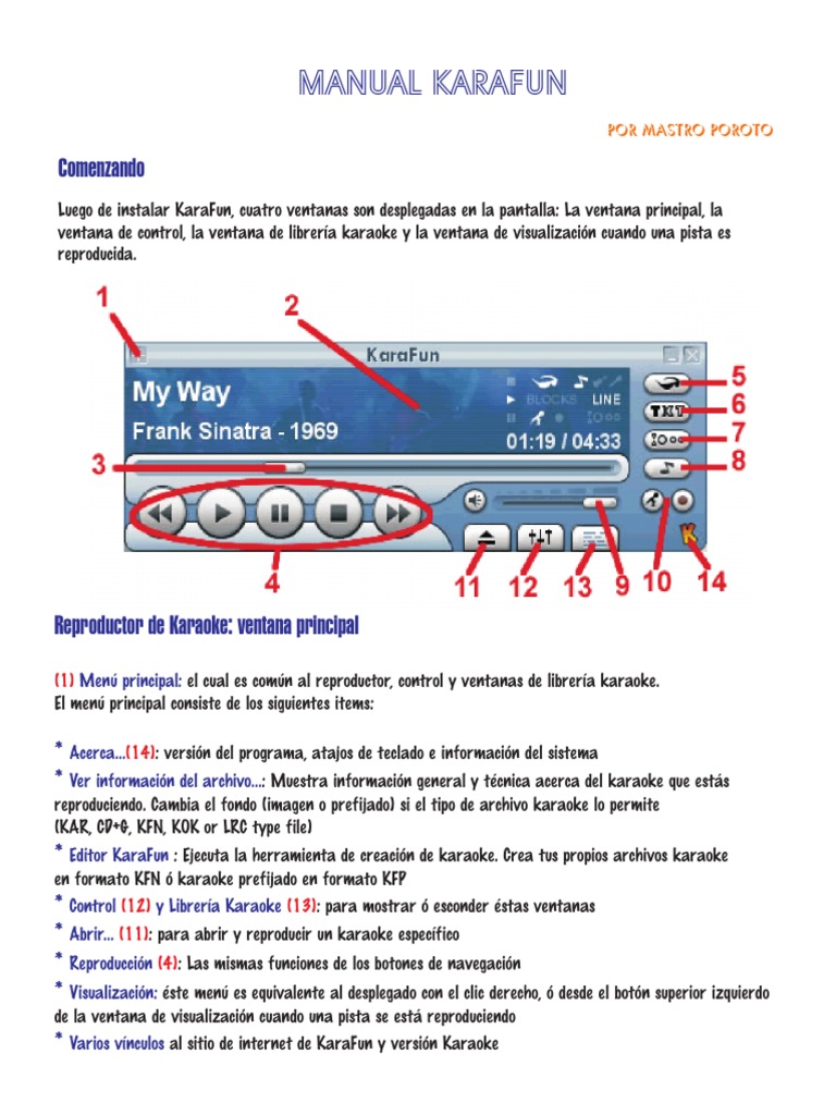 Manual de Uso de KaraFun Editor | PDF | Ventana (informática) | Archivo ...