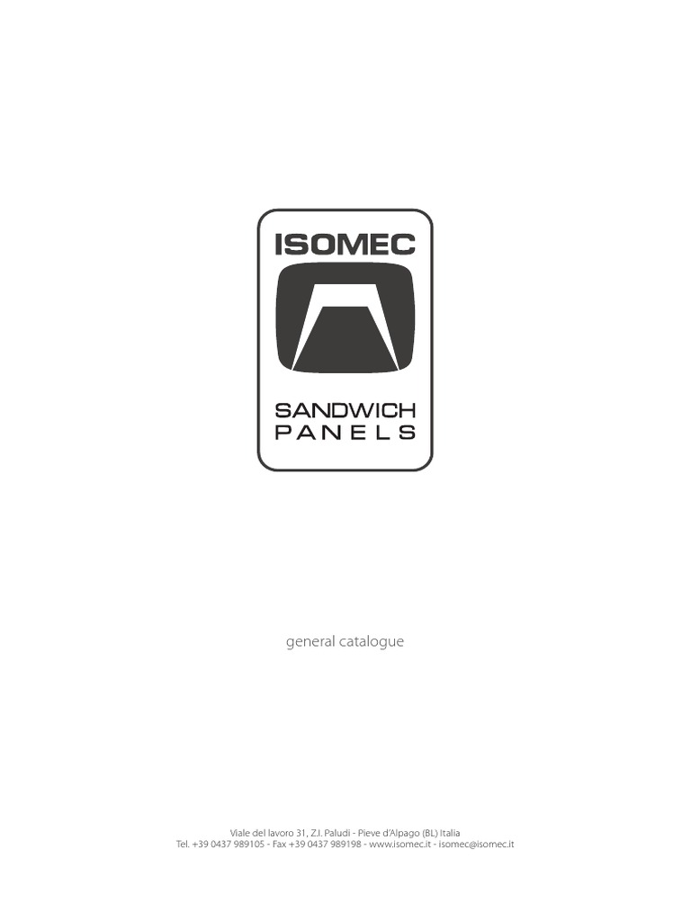 General Brochure Isomec | PDF | Steel | Manmade Materials