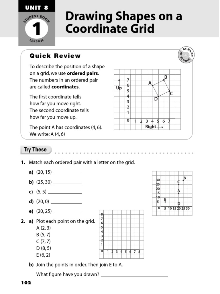 Coordinate Grid Transformations Guide | PDF | Shape | Cartesian ...
